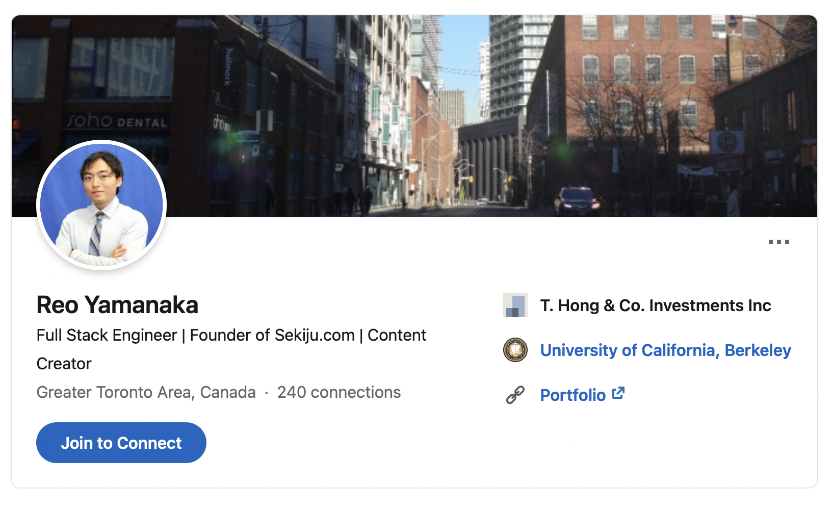Reo Yamanaka Full Stack Developer